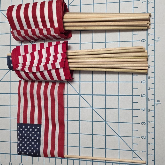 Source Unknown | Holiday | American Flag Miniature Setlot Of 5 4x6 Inch ...